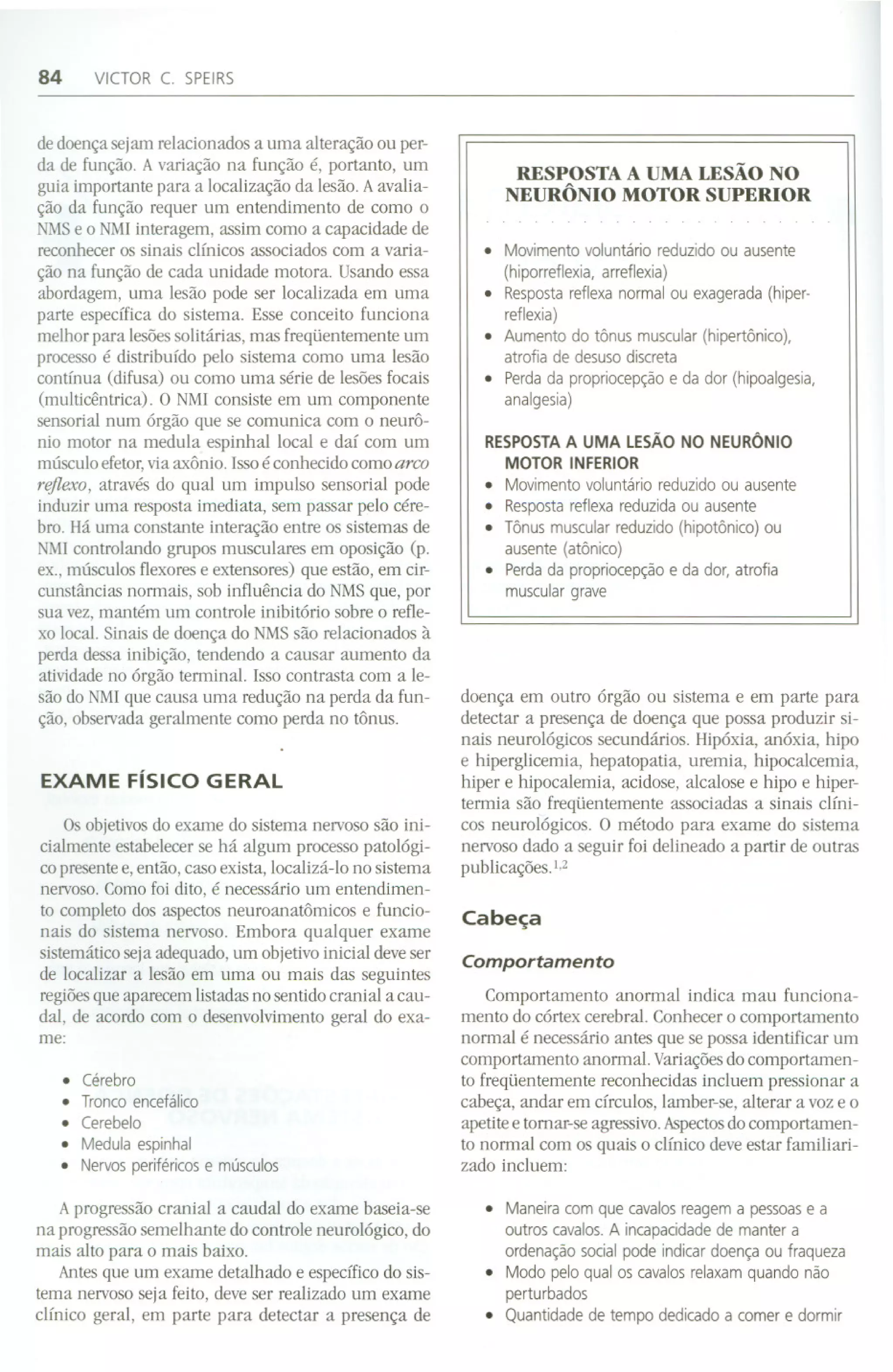 Sistema nervoso victor c speirs | PDF