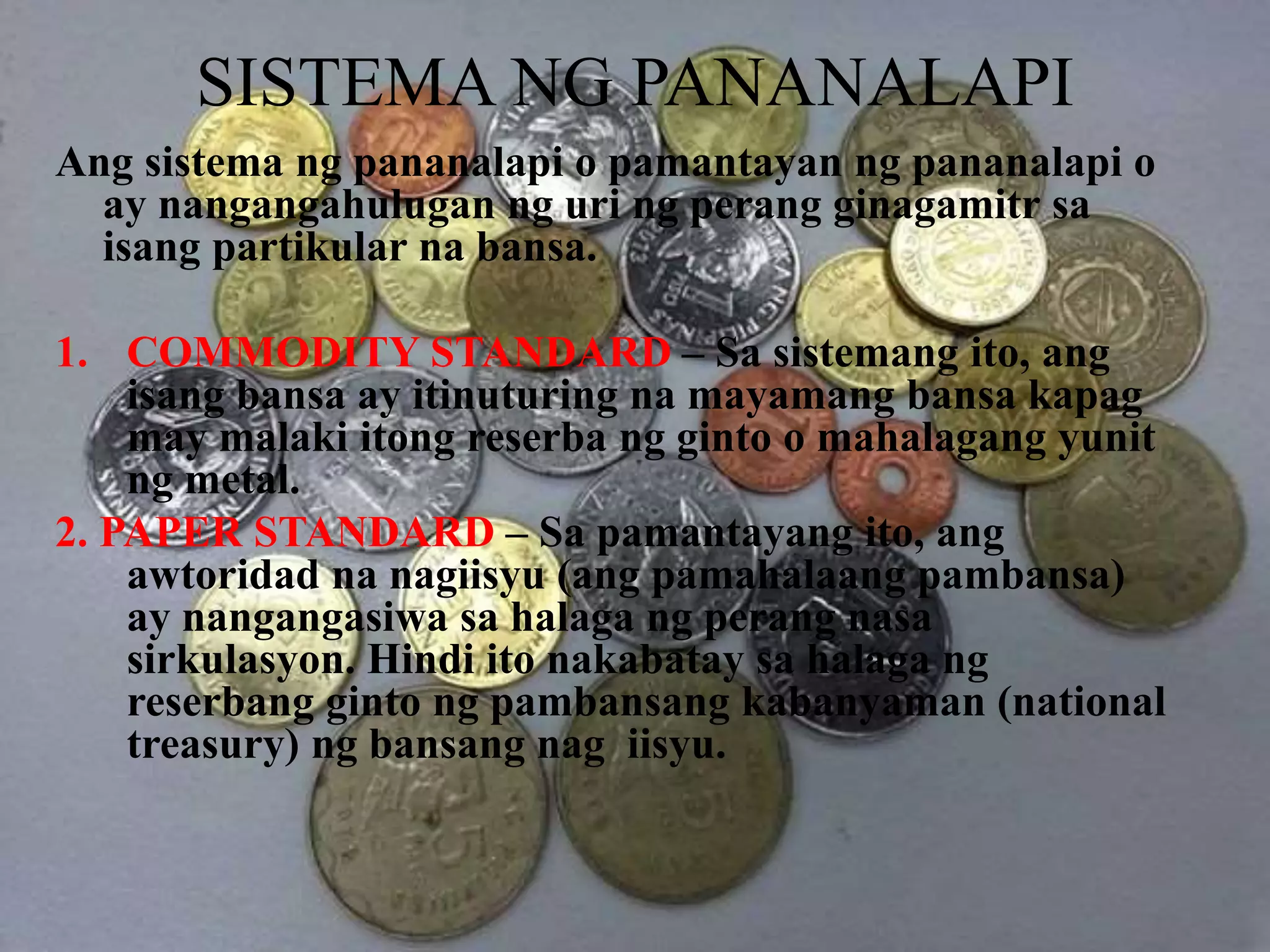 SISTEMA NG PANANALAPI | PPTX