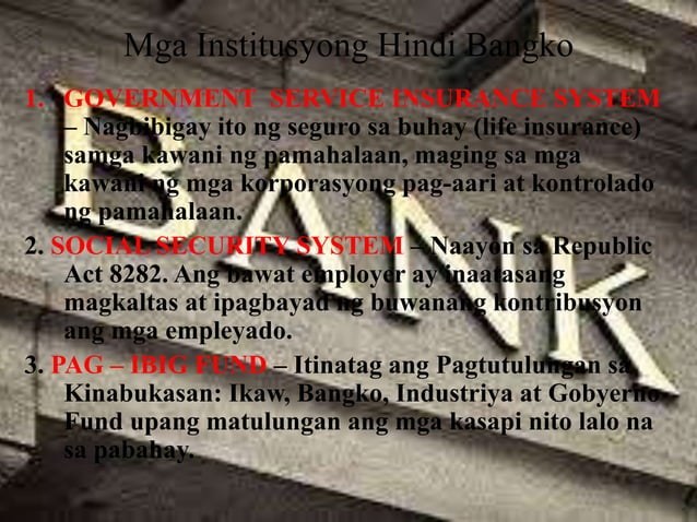 SISTEMA NG PANANALAPI | PPTX