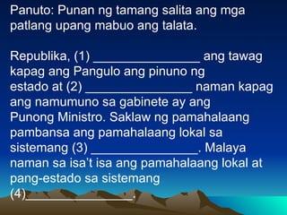 Sistemang pulitikal sa asya | PPT