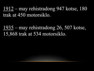 Sistema ng transportasyon at komunikasyon | PPSX