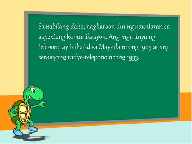 Sistema ng transportasyon at komunikasyon | PPSX