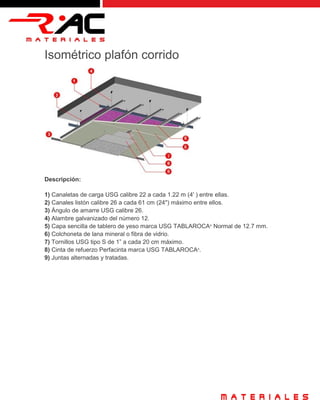 Sistema normal usg tablaroca | PDF