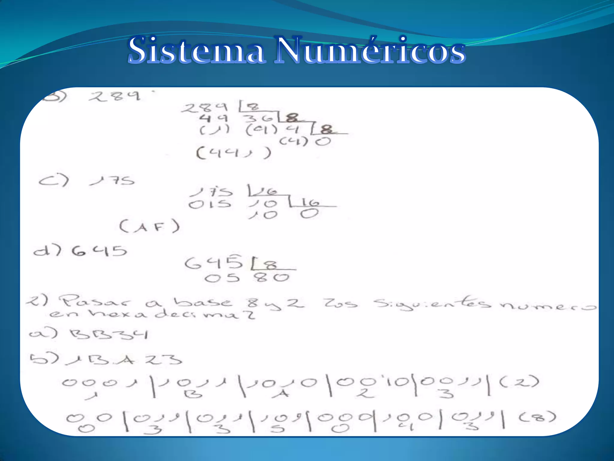 Sistema Numericos | PPTX