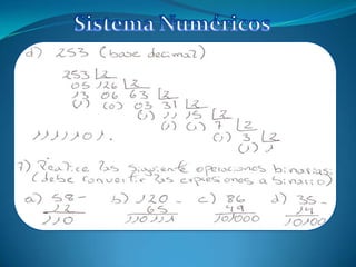 Sistema Numericos | PPTX