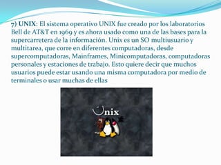 Sistema operativo | PPTX