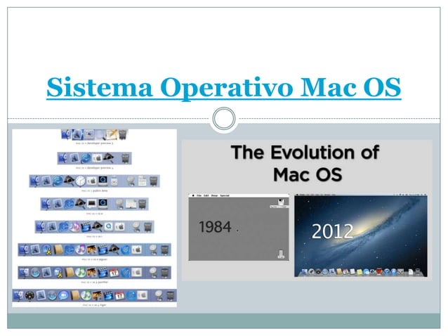 Sistema operativo mac os | PPTX