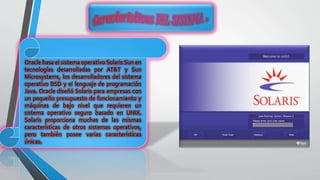 Sistema operativo solaris | PPT