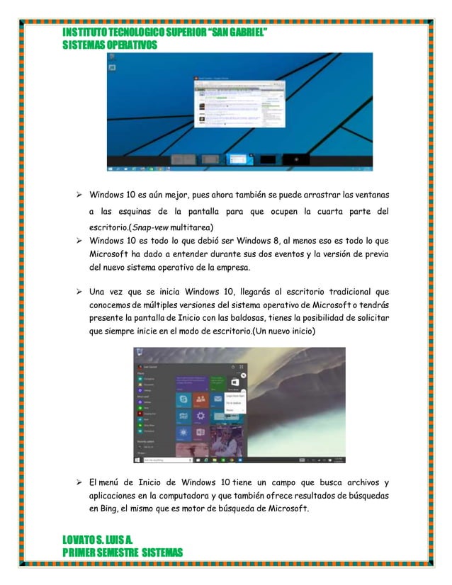 Sistema operativo windows 2010 | PDF