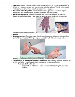 SISTEMA OSTEOARTICULOMUSCULAR, examen general | PDF