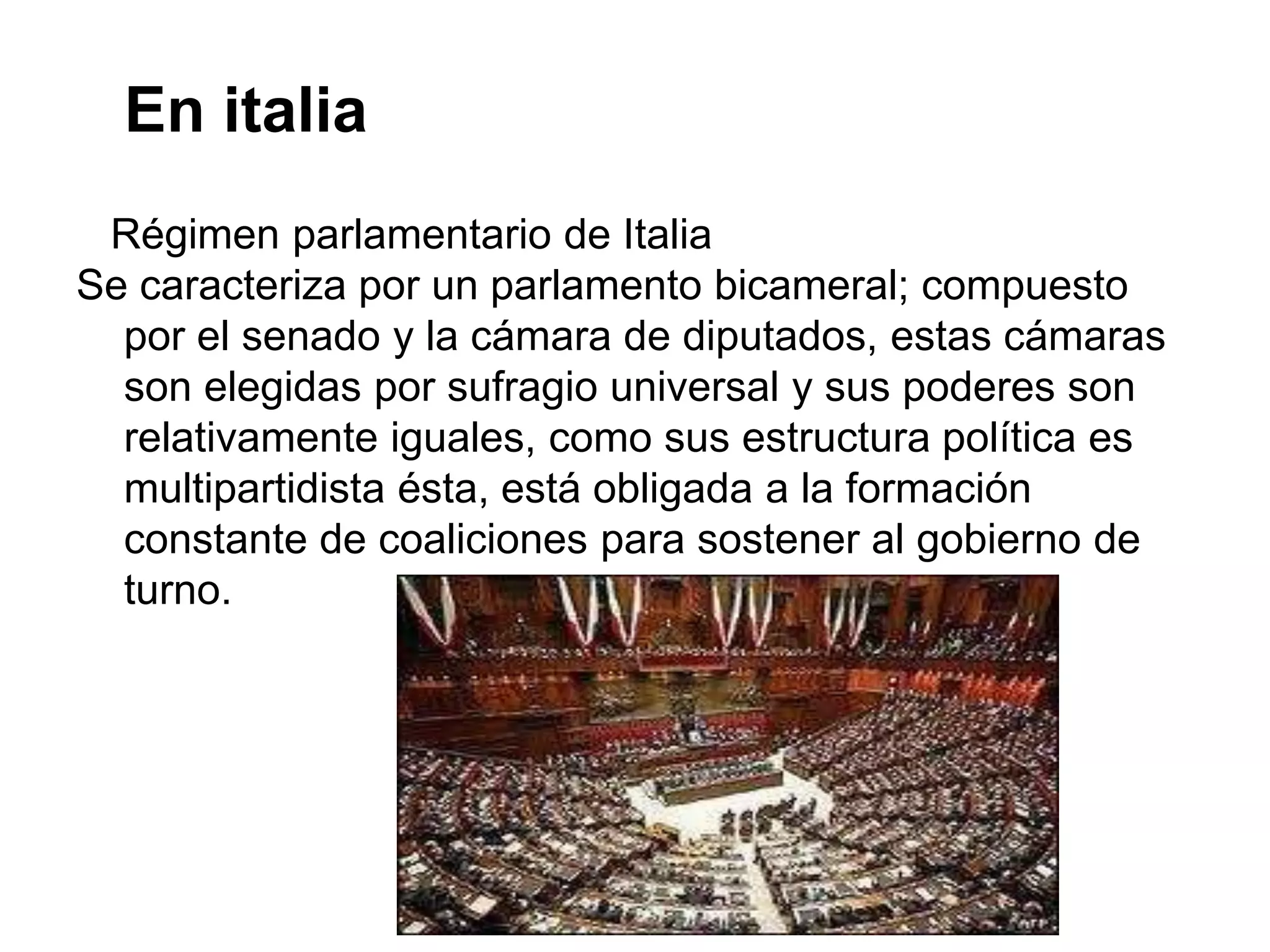 Sistema parlamentario | PPT