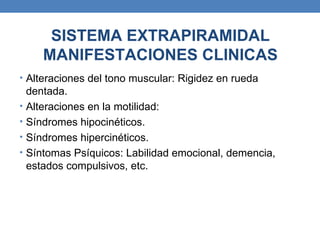 Sistema piramidal y extrapiramidal | PPT
