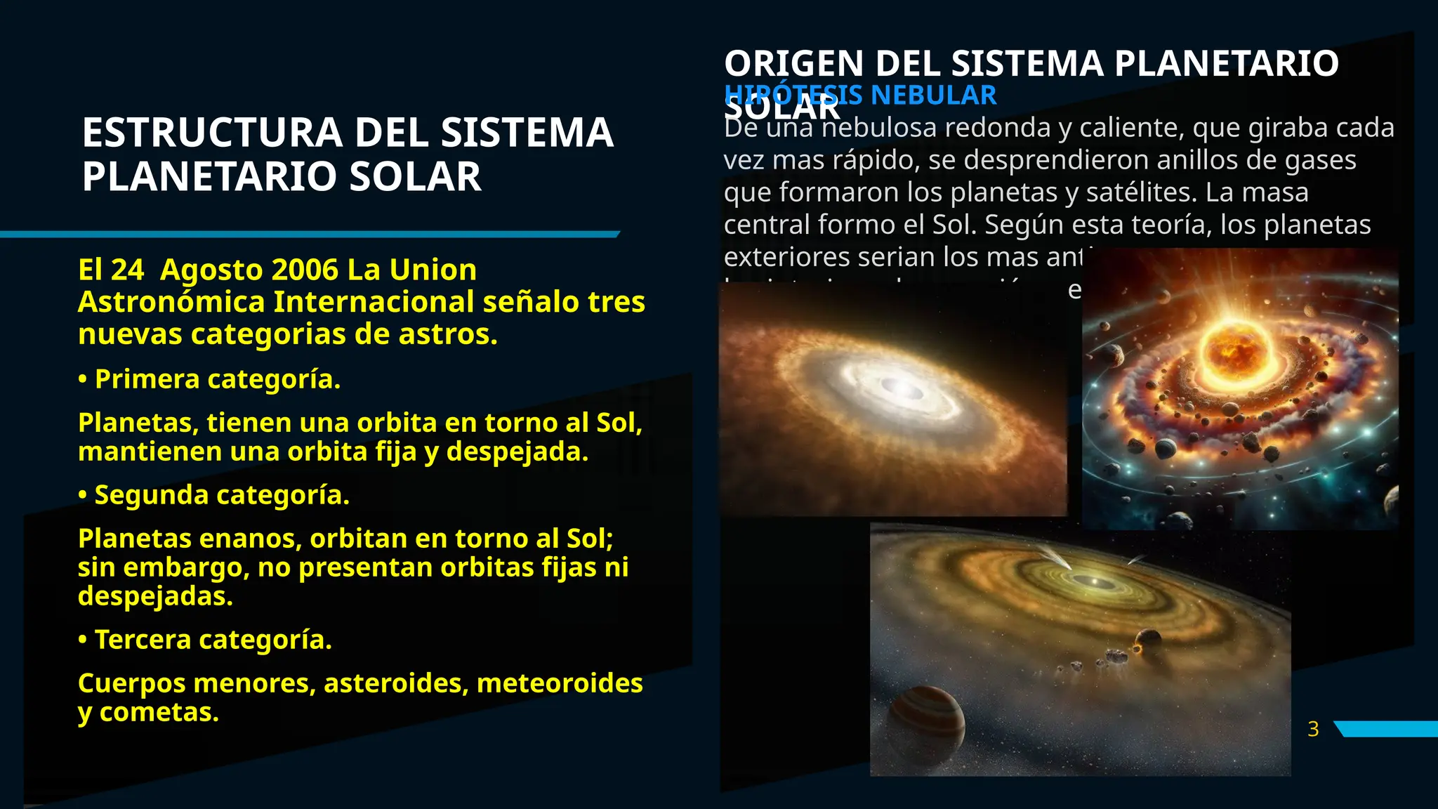 SISTEMA PLANETARIO SOLAR EL UNIVERSO PLANETAS | PPTX