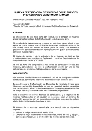 Sistema prefabricado hormigon armado | PDF