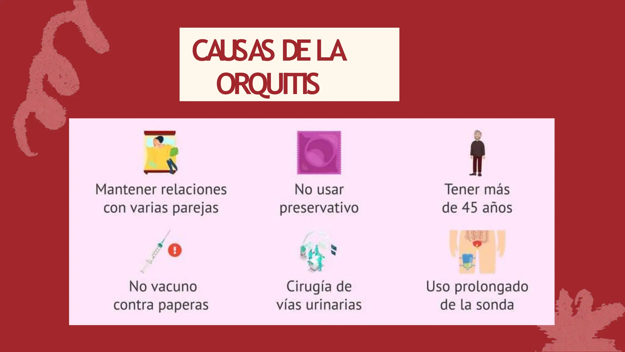 La Orquitis sistema reproductor masculino | PPT