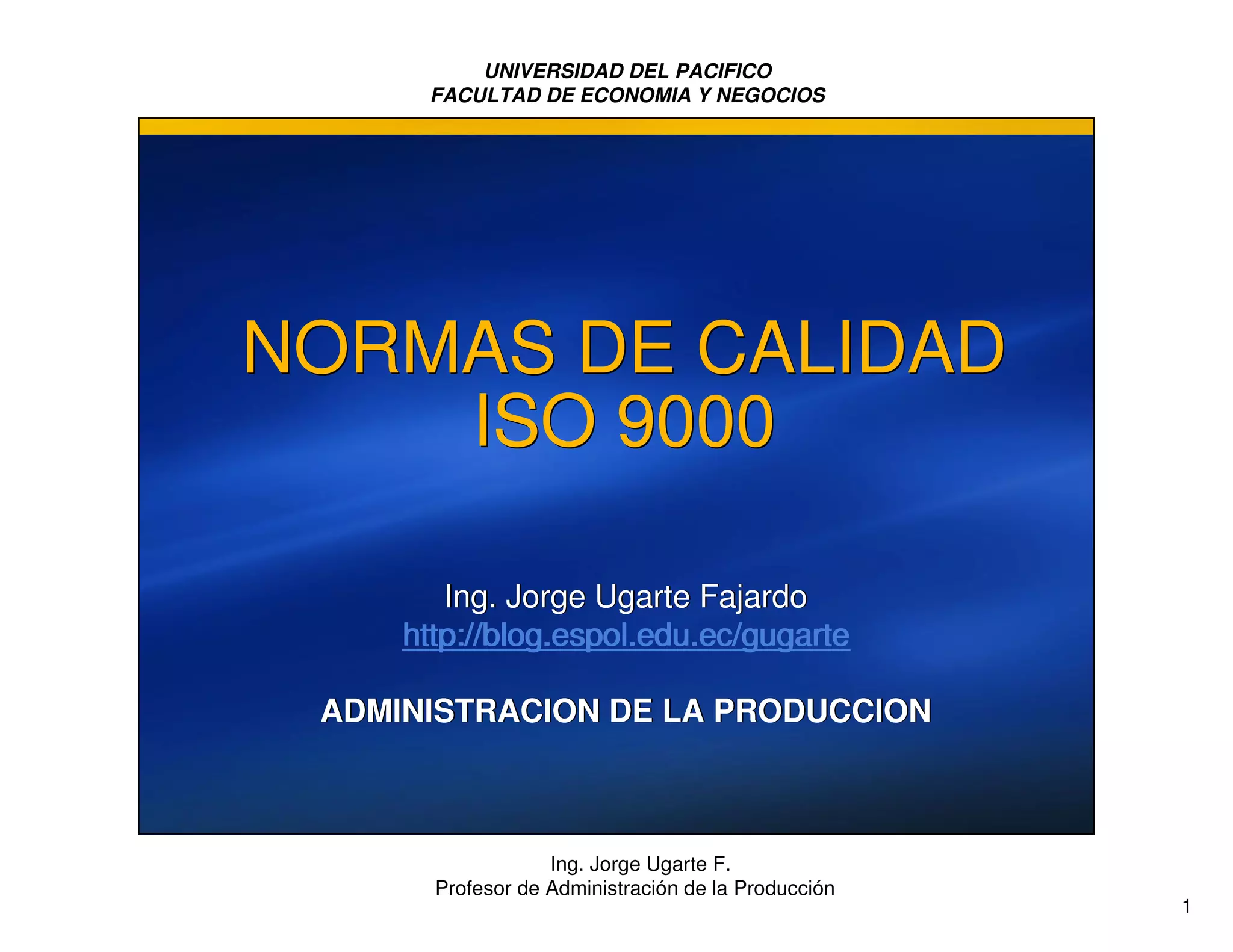 Sistemas De Gestión De Calidad Iso 9001 2000. | PPT