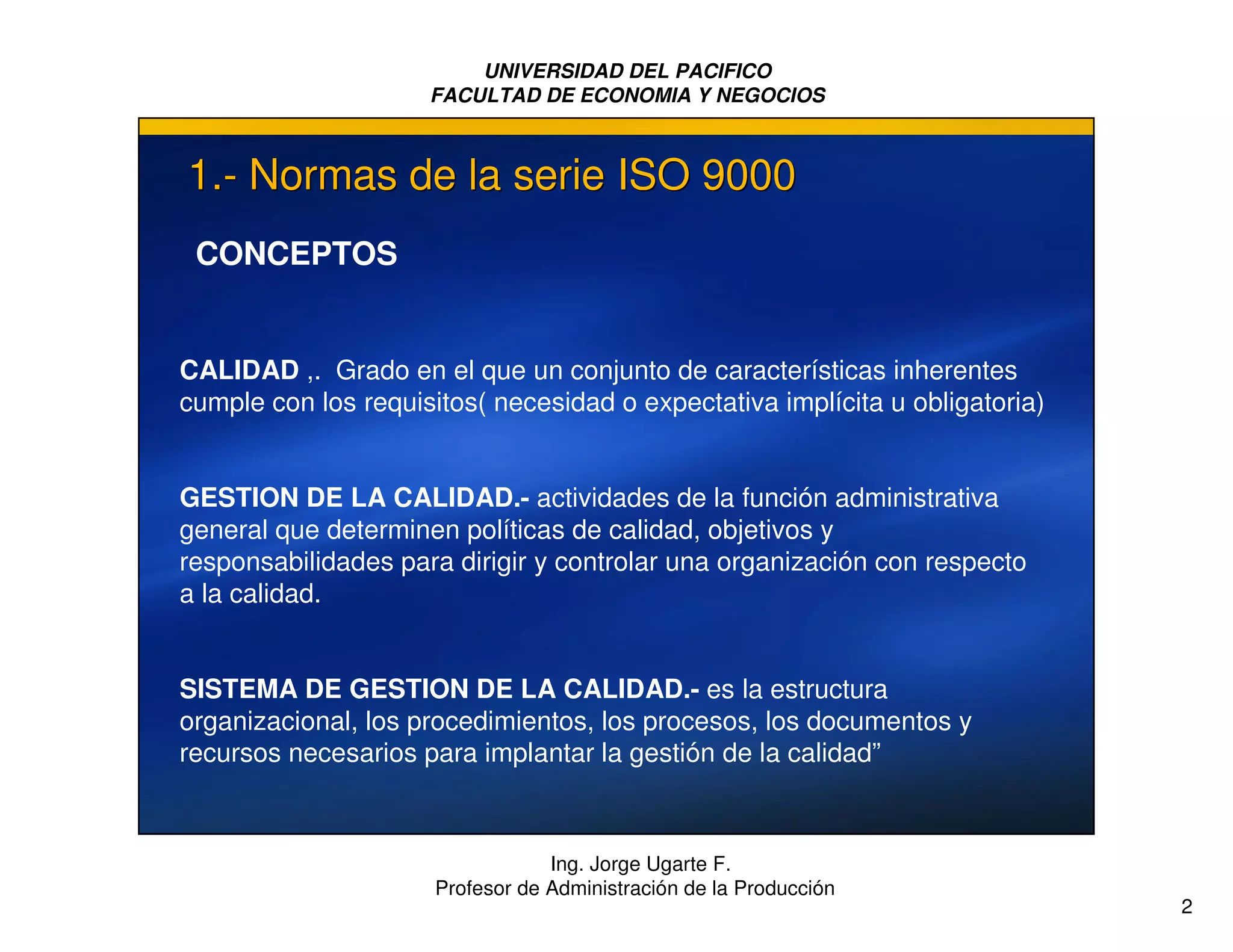 Sistemas De Gestión De Calidad Iso 9001 2000. | PPT