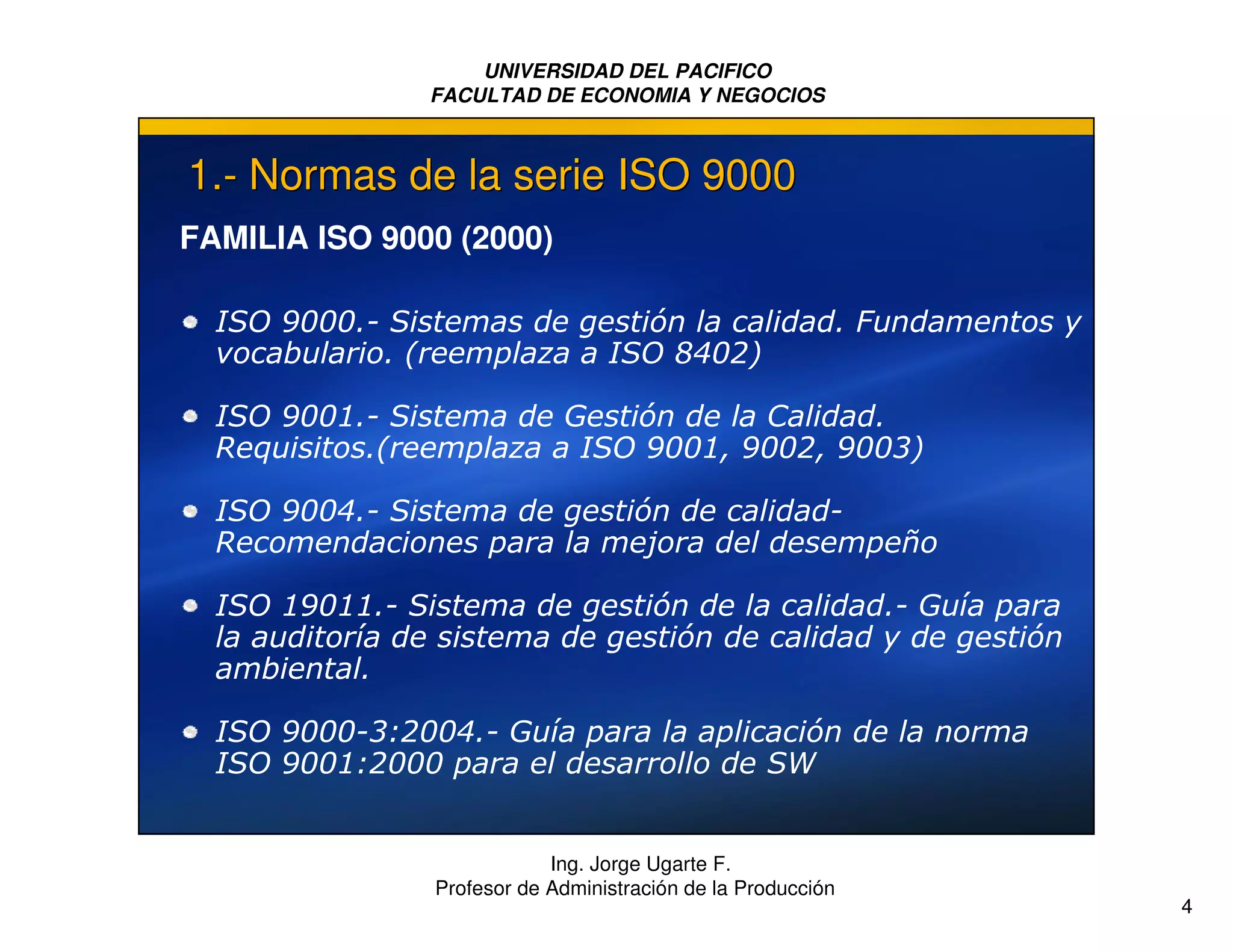 Sistemas De Gestión De Calidad Iso 9001 2000. | PPT