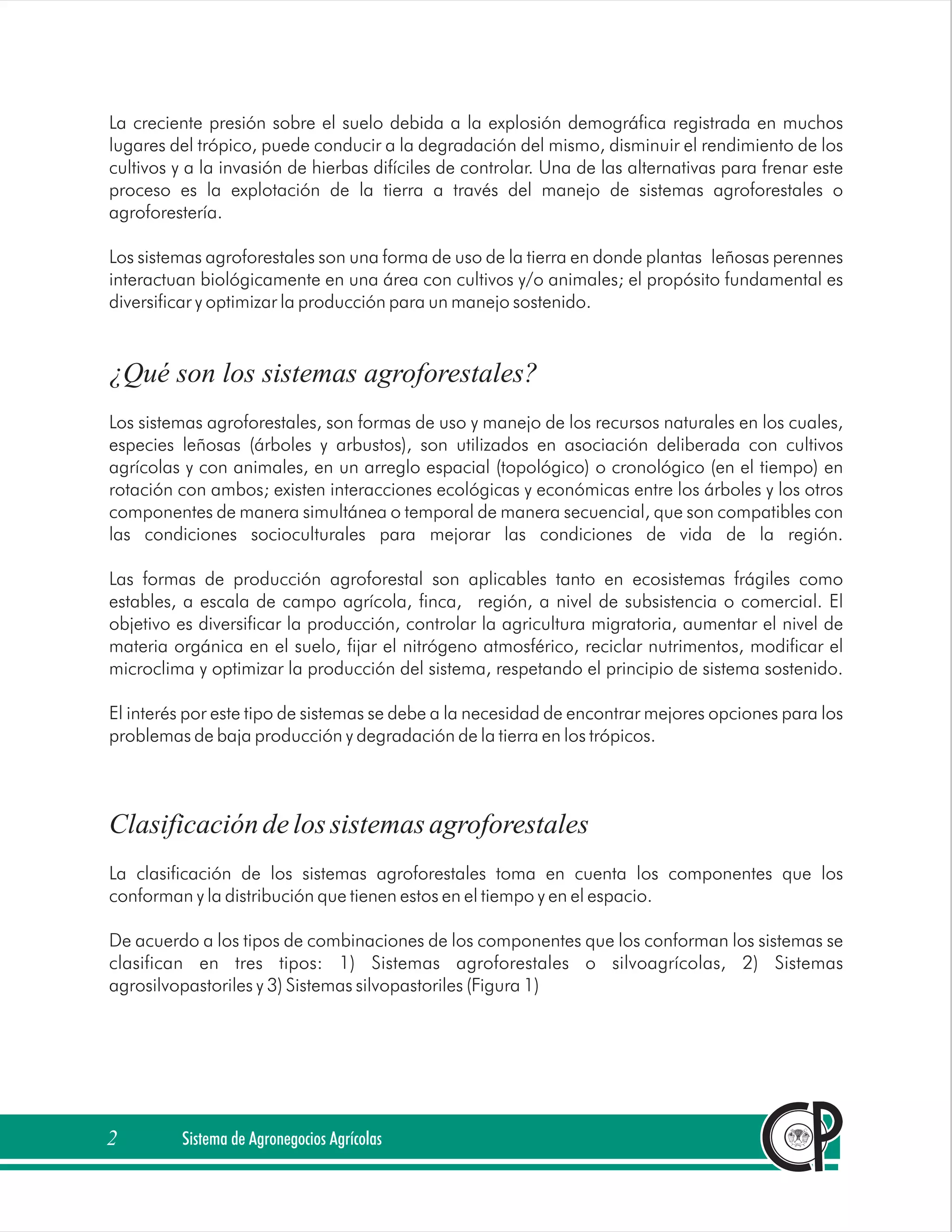 Sistemas agroforestales | PDF