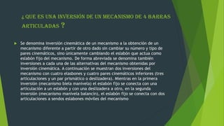 Sistemas articuladas de 4 barras | PDF
