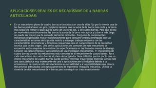 Sistemas articuladas de 4 barras | PDF