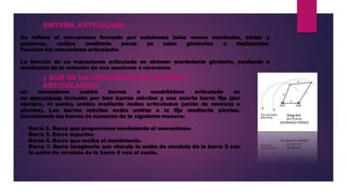 Sistemas articulados | PDF