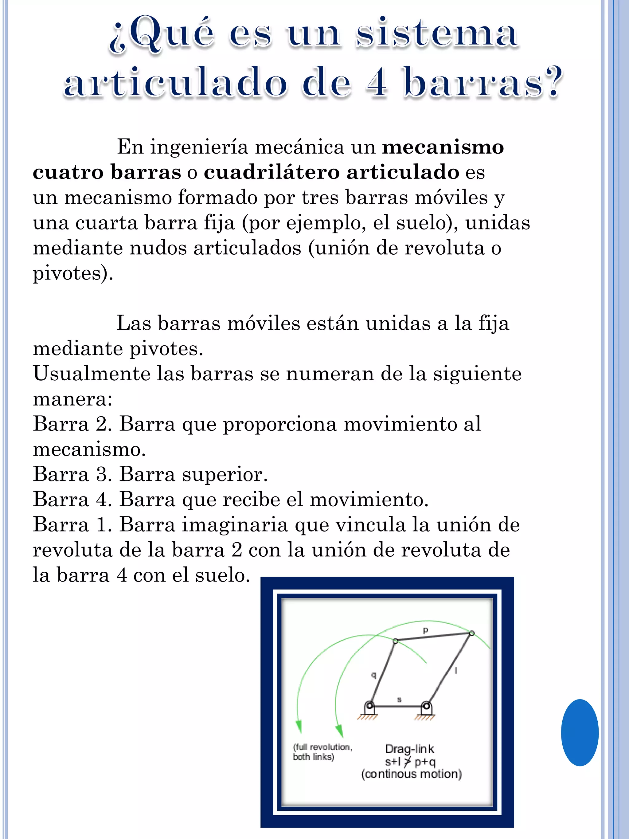 Sistemas articulados de 4 barras | PDF