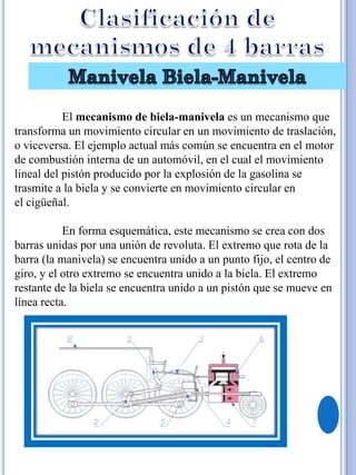 Sistemas articulados de 4 barras | PDF