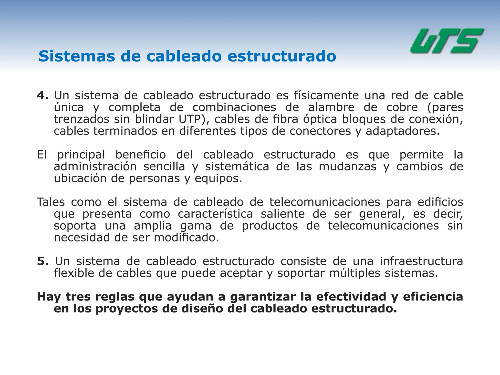 Sistemas de Cableado Estructurado | PDF