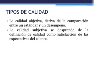 Sistemas de calidad, dhtic's | PPTX