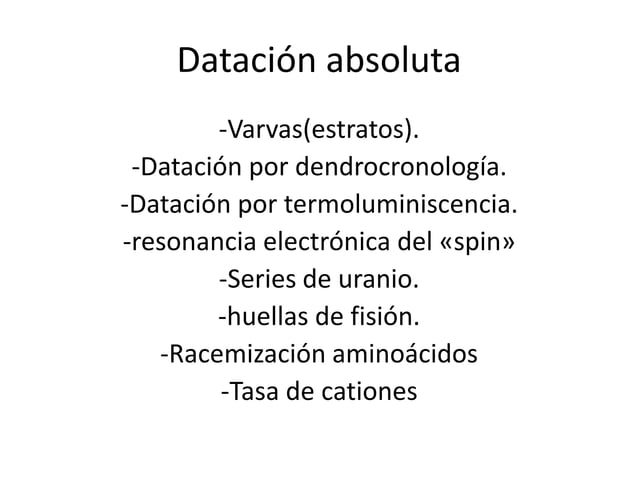 Sistemas de datación | PPT | Descarga Gratuita