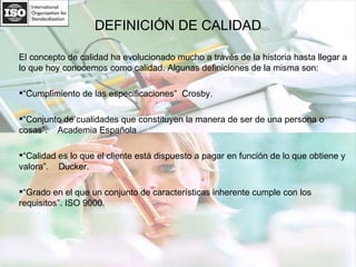 Sistemas De Gestión De Calidad (Iso 9001) | PPT