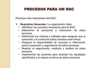 Sistemas de gestión de la calidad | PPTX