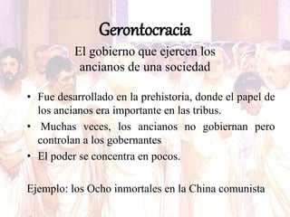 Sistemas de gobierno | PPTX