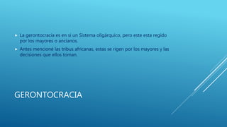 Sistemas de gobierno | PPTX