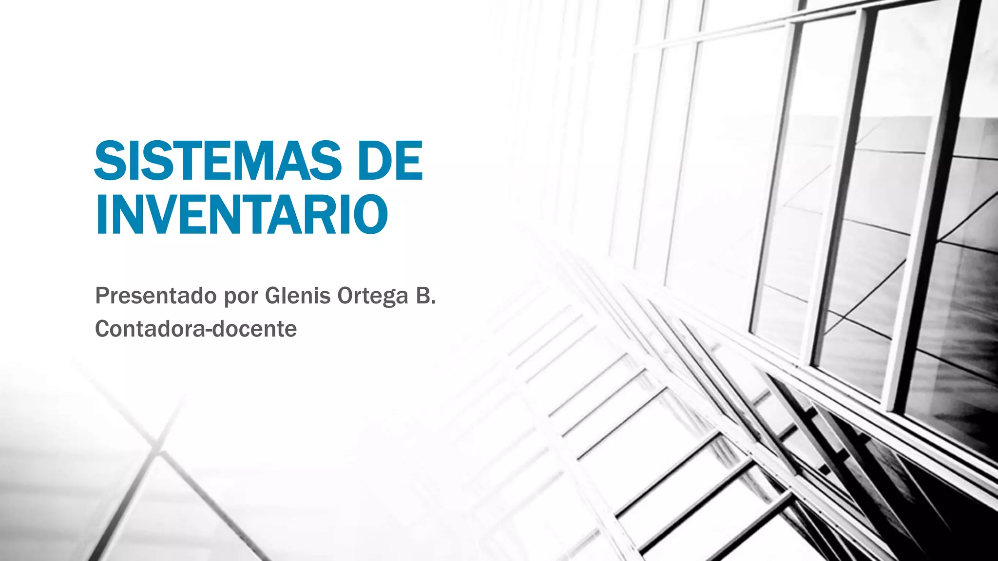 Sistemas de inventario | PPT