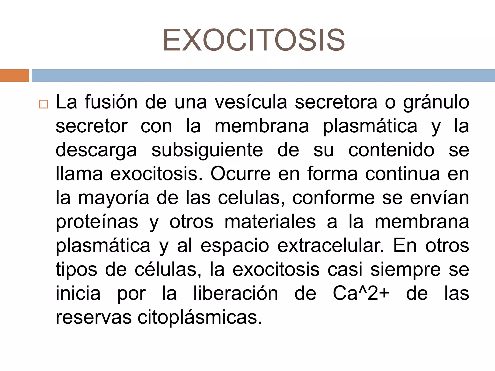 Sistemas de membrana citoplásmica | PPTX