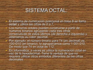 Sistemasdenumeracionoctalyexadecimal 091023111604-phpapp01 | PPT