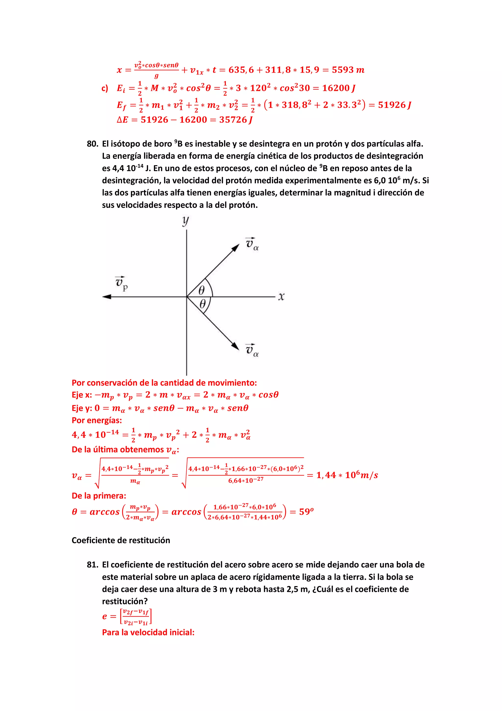 Sistemas de partículas y conservación del momento lineal | PDF