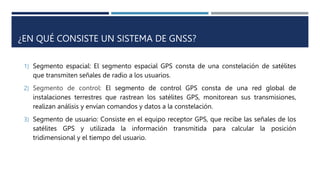 SISTEMAS DE POSICIONAMIENTO GLOBAL GNSS. | PPTX