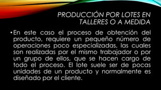 Sistemas de produccion | PPTX