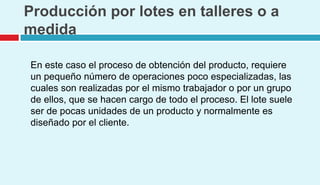 Sistemas de produccion | PPTX