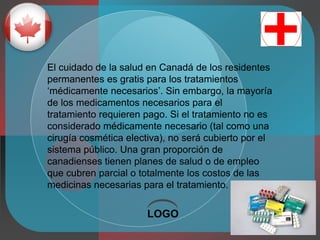 Sistemas de servicio de salud en canadá | PPTX