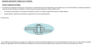 Sistemas de uniones y guiados | PPTX