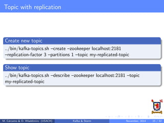 Tutorial Kafka-Storm | PPT