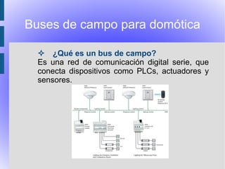 Sistemas domóticos basados en bus de campo | PDF