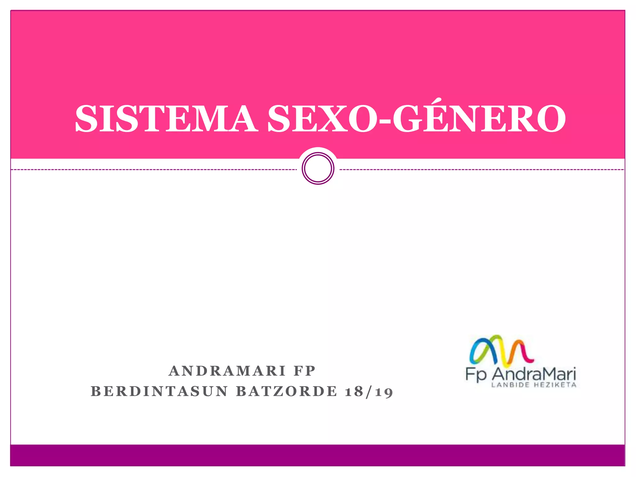 Sistema sexo genero word | PPT