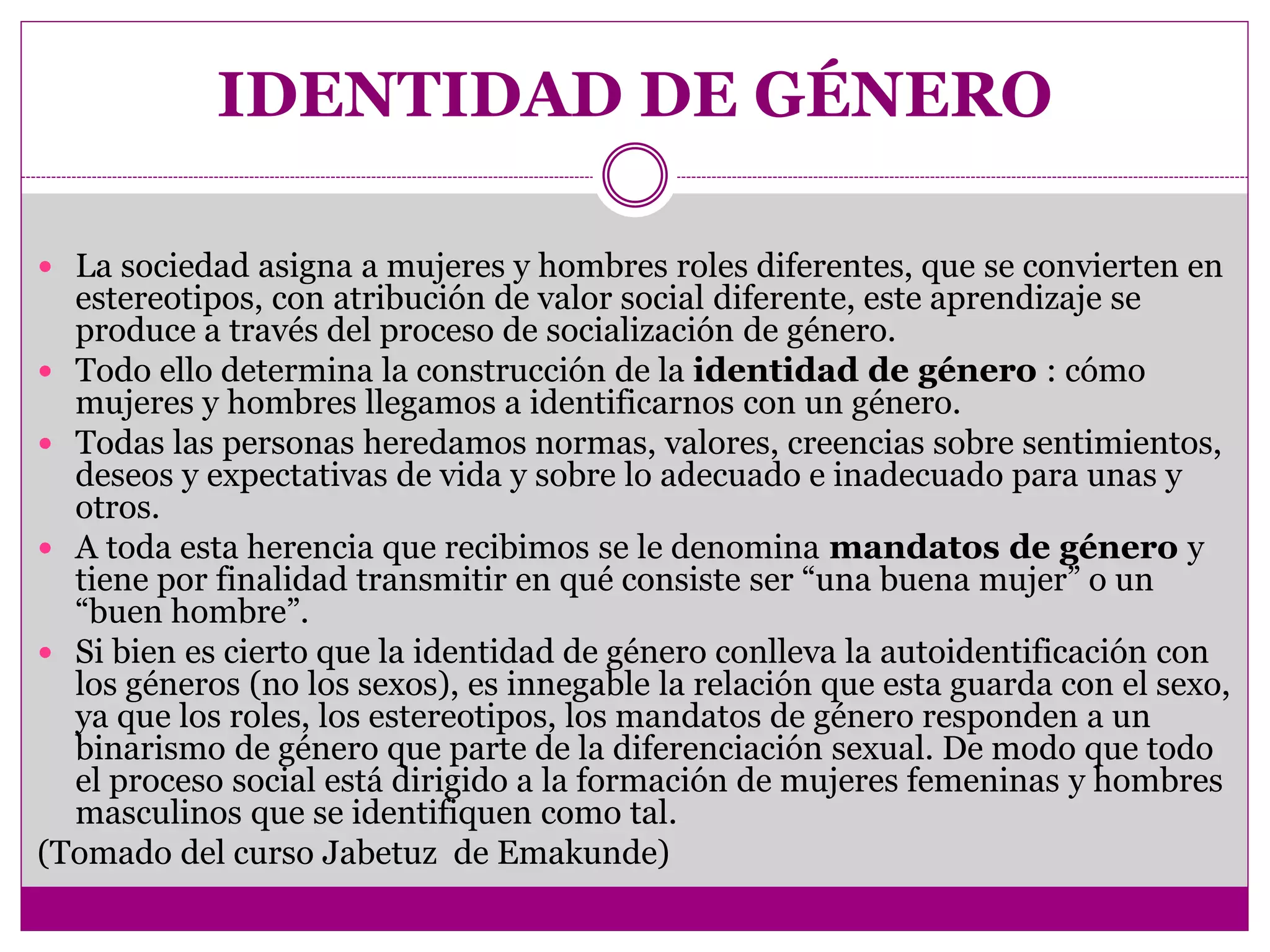 Sistema sexo genero word | PPT