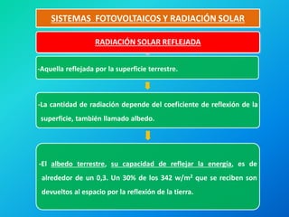 Sistemas fotovoltaicos y radiacion solar | PDF