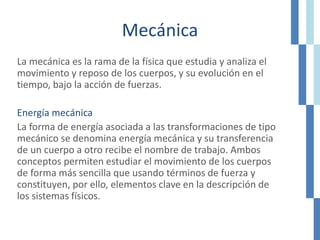 Sistemas mecánicos | PPTX